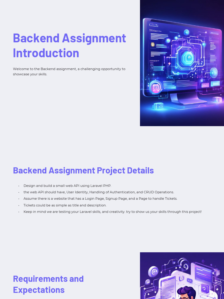 Backend Assignment | PDF