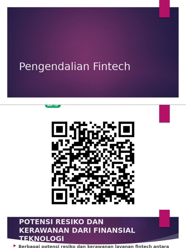 Pengendalian Fintech | PDF