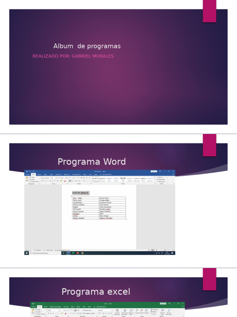 Album de Programas | PDF | Tecnología
