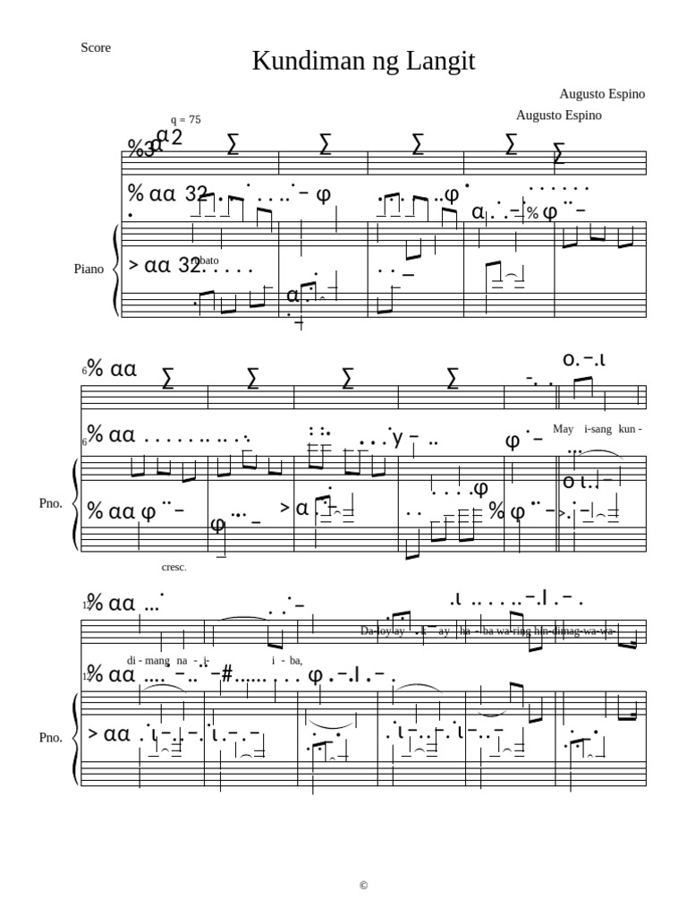 Emailing Kundiman NG Langit Ab PDF | PDF