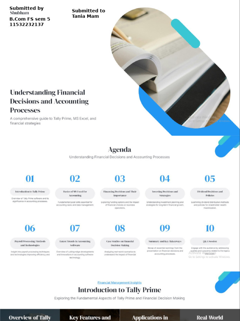 Shubham 'S Presentation | PDF