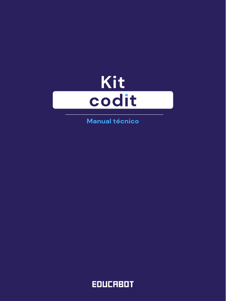 Manual técnico del robot Codit | PDF | Color | Robot