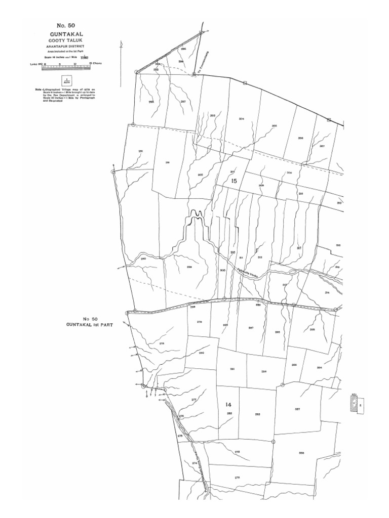 Guntakal Survey Map | PDF