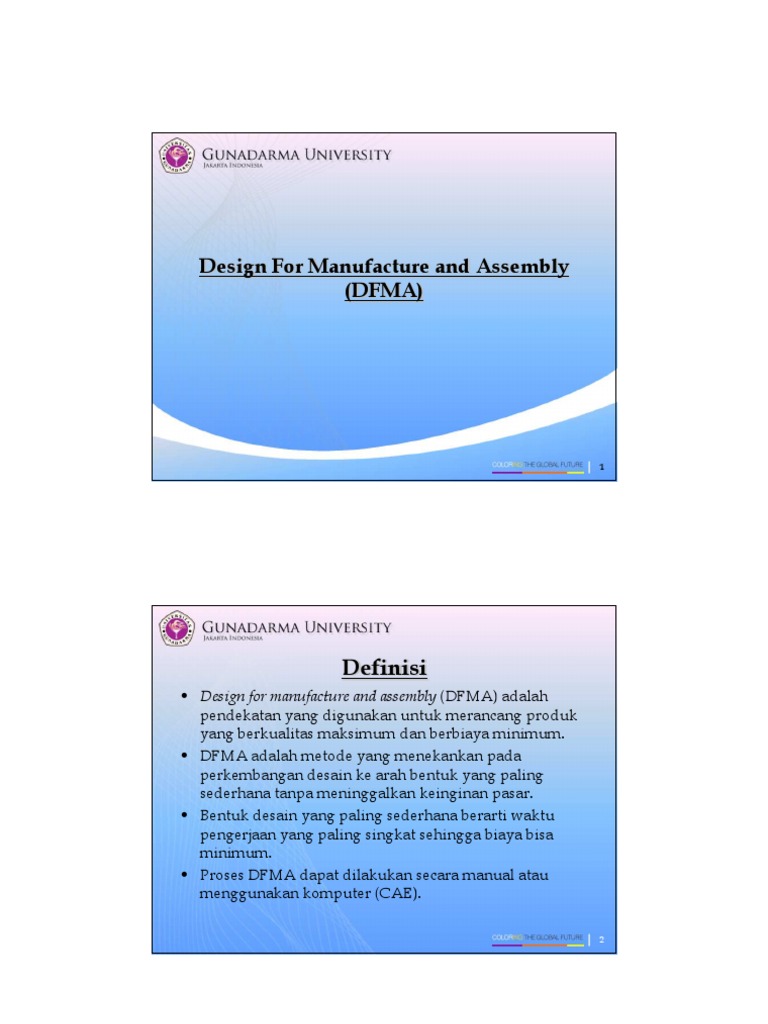 Optimasi Desain Produk dengan DFMA | PDF
