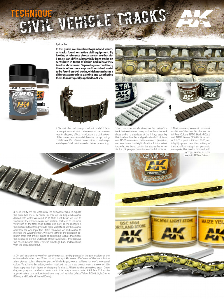 Civil Tracks | PDF | Paint | Materials