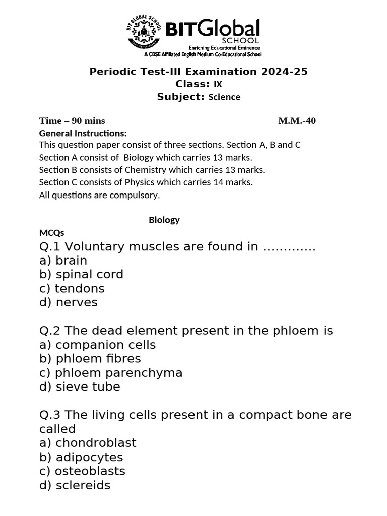 Buoyancy Concepts in Class IX Science | PDF | Buoyancy | Tissue (Biology)