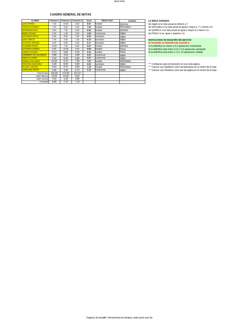 Tarea #3 - Herramientas Tecnologicas - Teran Baroja - 3P | PDF