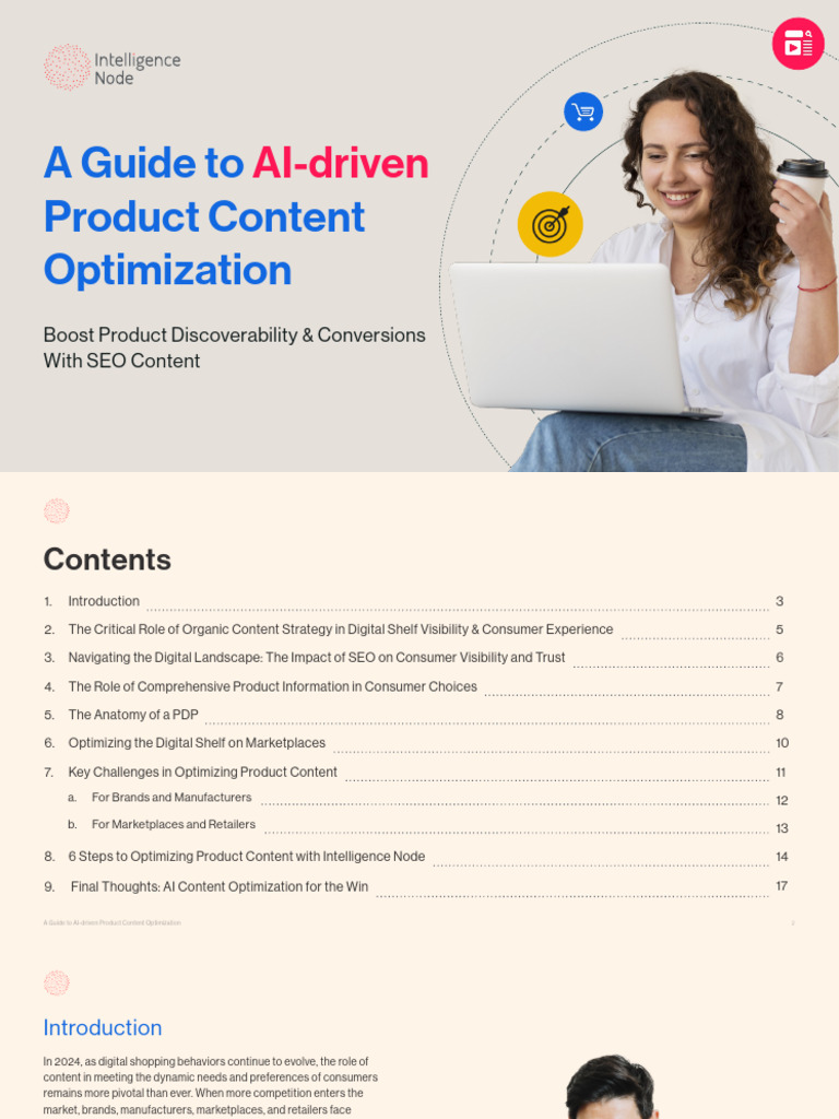 A Guide To AI Driven Product Content Optimization | PDF | Search Engine Optimization | Brand