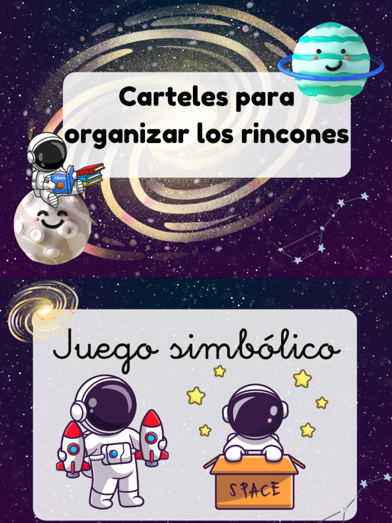 Carteles para Los Rincones El Espacio | PDF