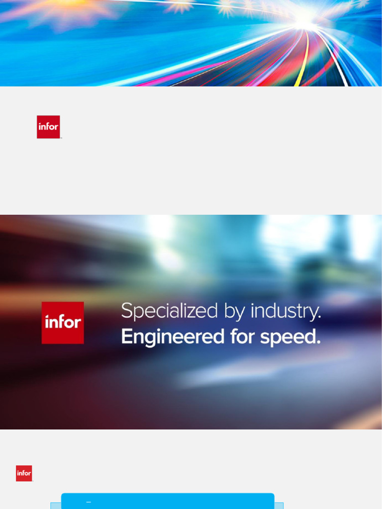 Infor and M3 Product Update. Andrew Dalziel Ole Rasmussen | PDF ...