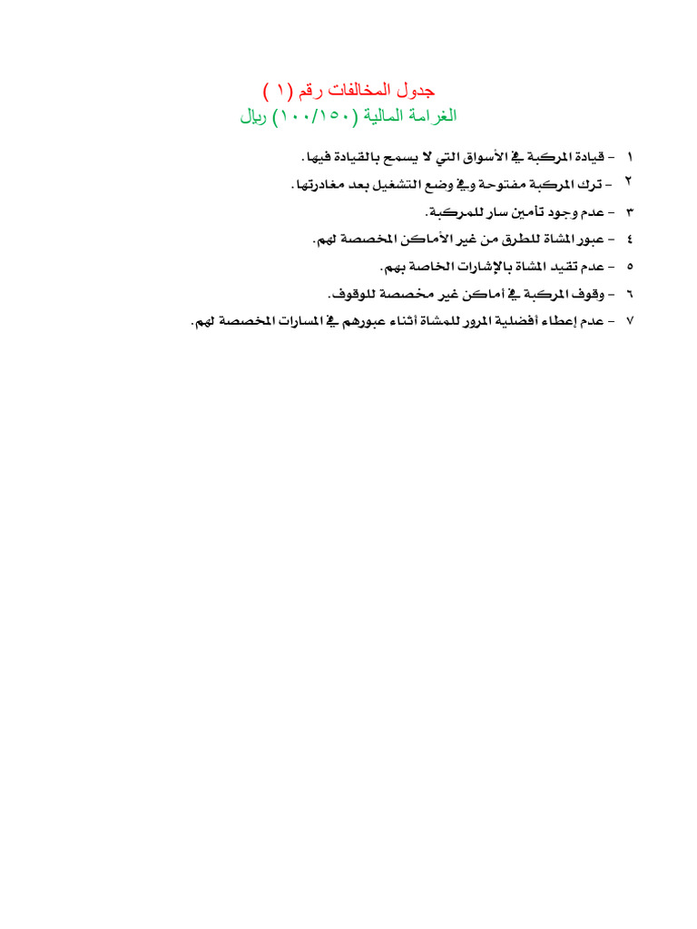 Traffic Violations | PDF