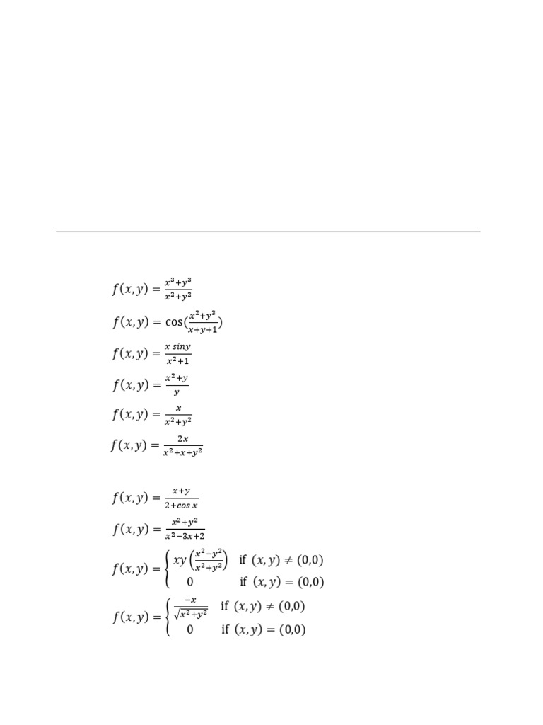 Assignment-I Partial Derivatives | PDF | Mathematical Relations | Mathematics
