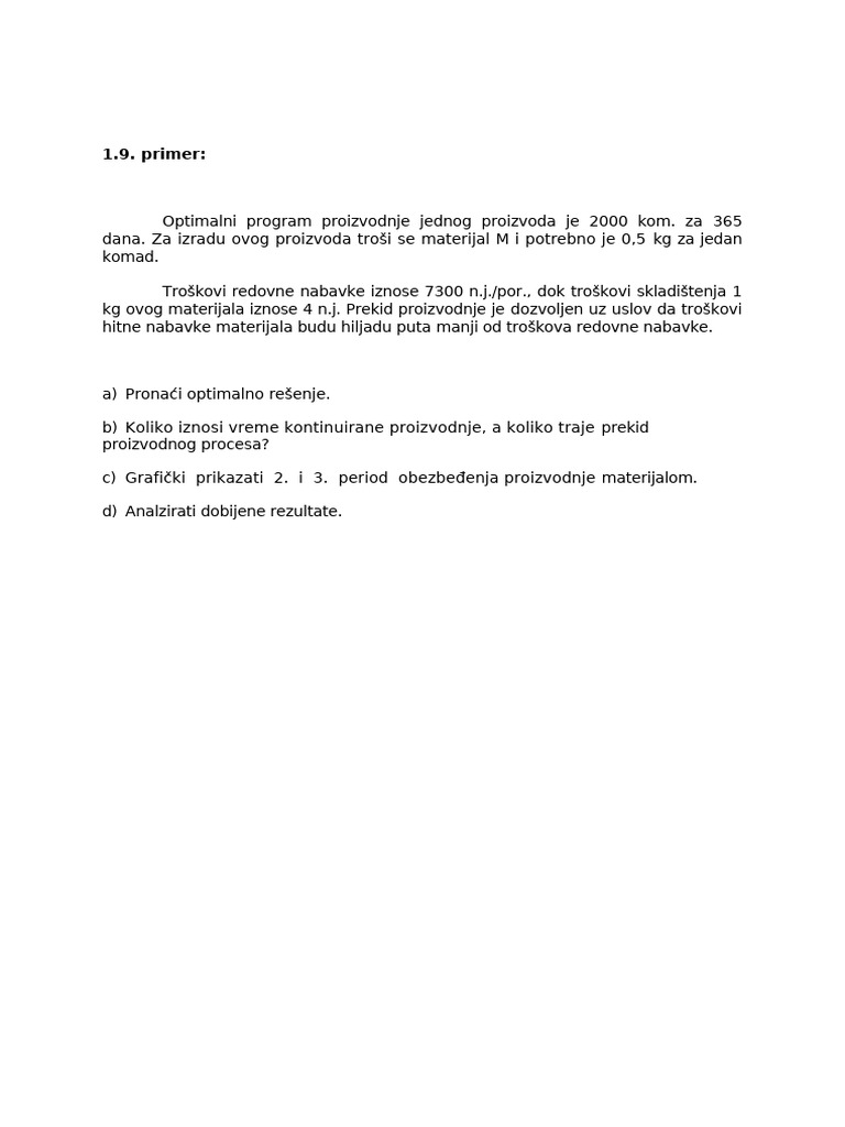 Zadatak - Desanka | PDF