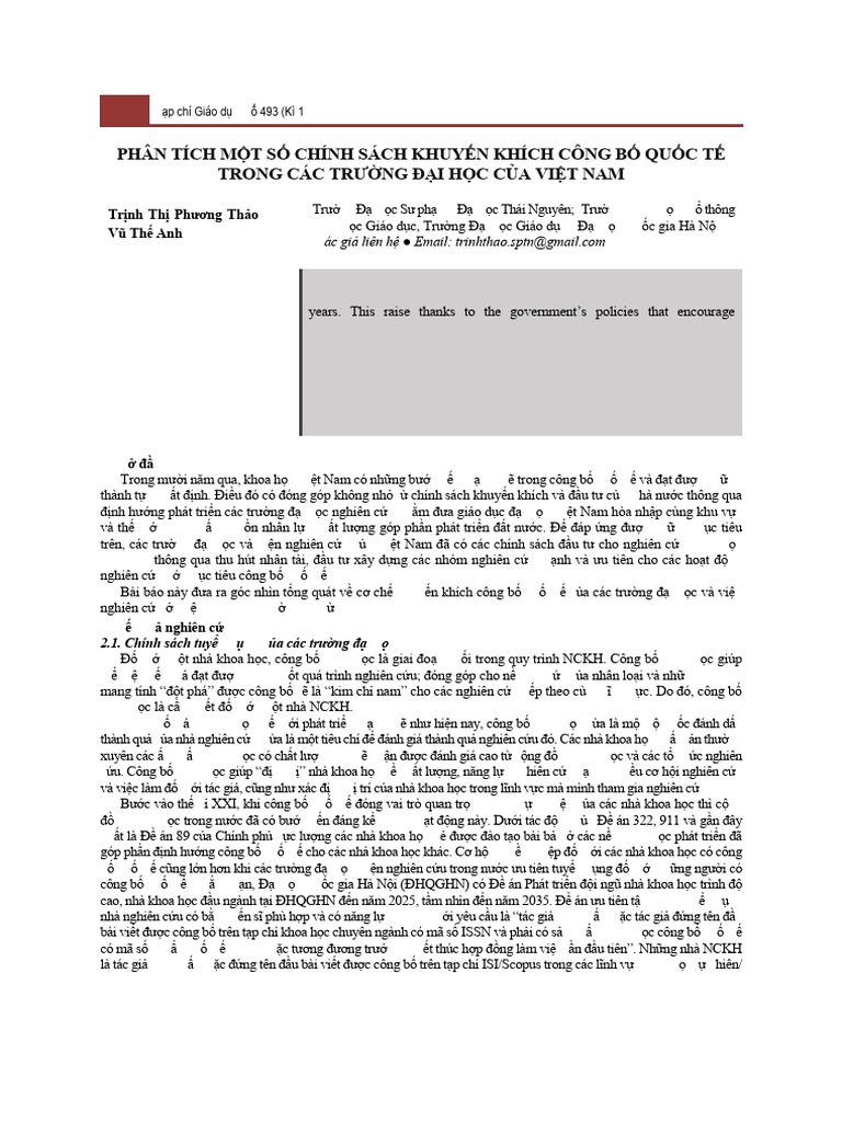 TRNH TH PHNG Tho V TH Anh | PDF