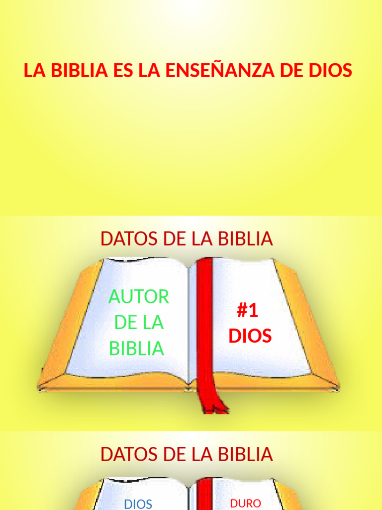 clase de la biblia | PDF | Biblia | Contenido bíblico