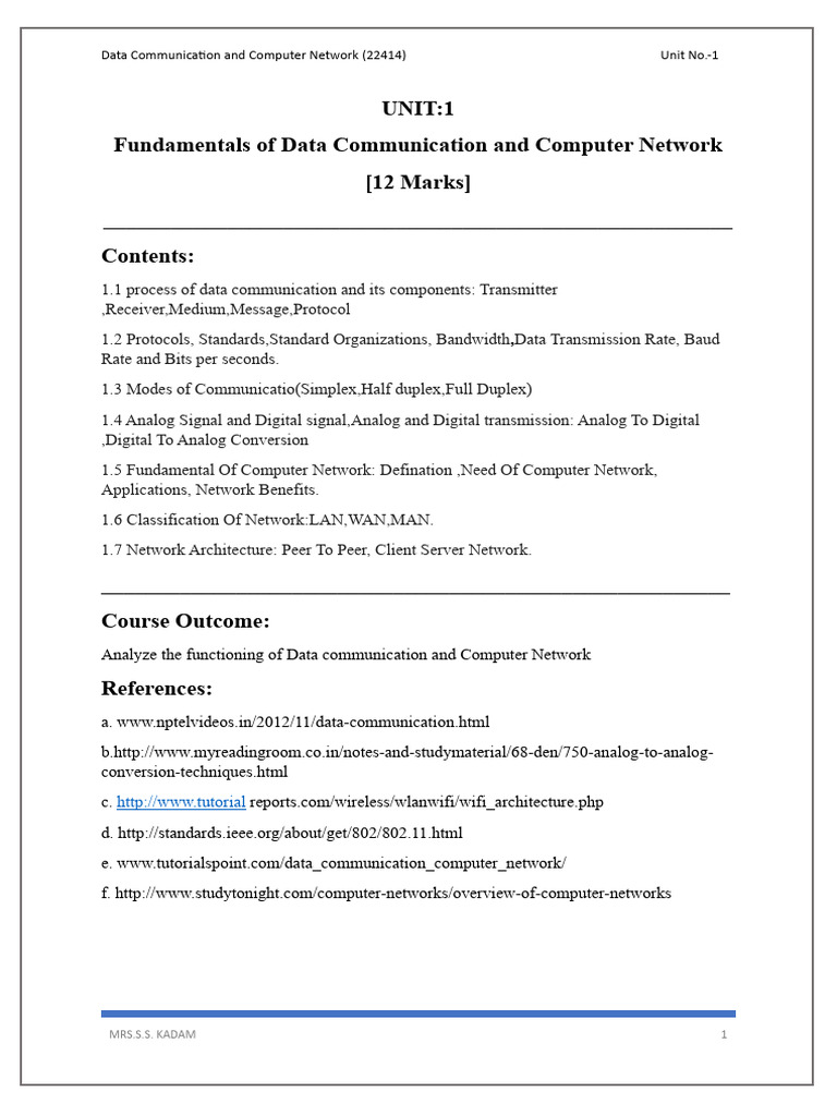 DCCN Fundamentals and Components | PDF | Computer Network | Client–Server Model