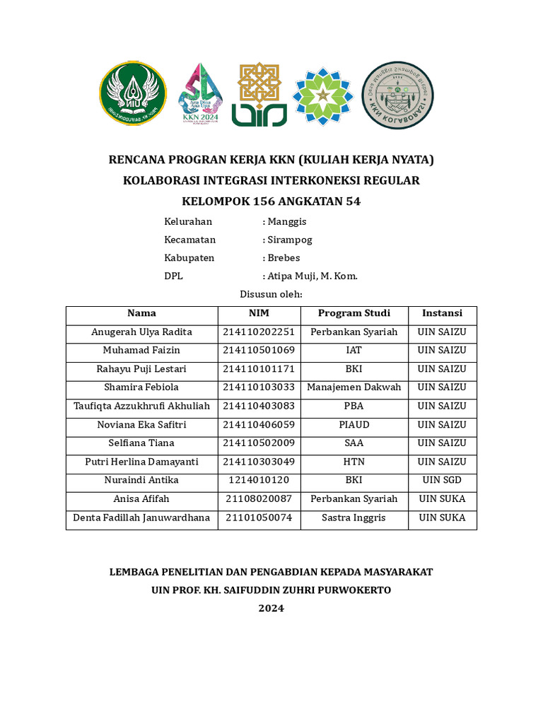 RPK KKN 56 Kelompok 114 | PDF