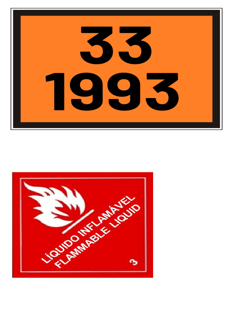 Identificação - IMO 3 - UN 1993 4 | PDF