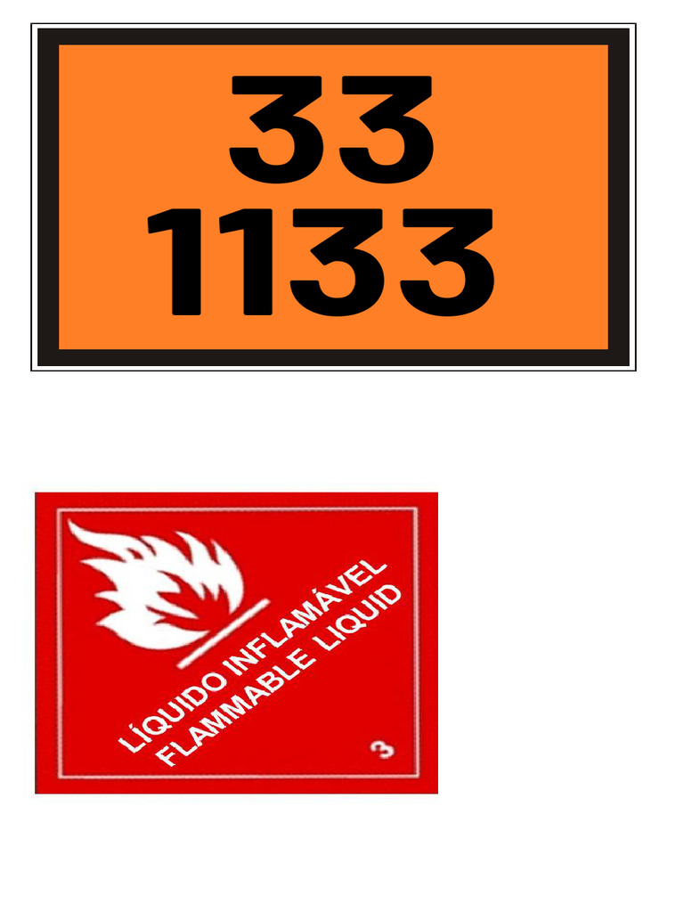 Identificação - IMO 3 - UN 1133 7 | PDF