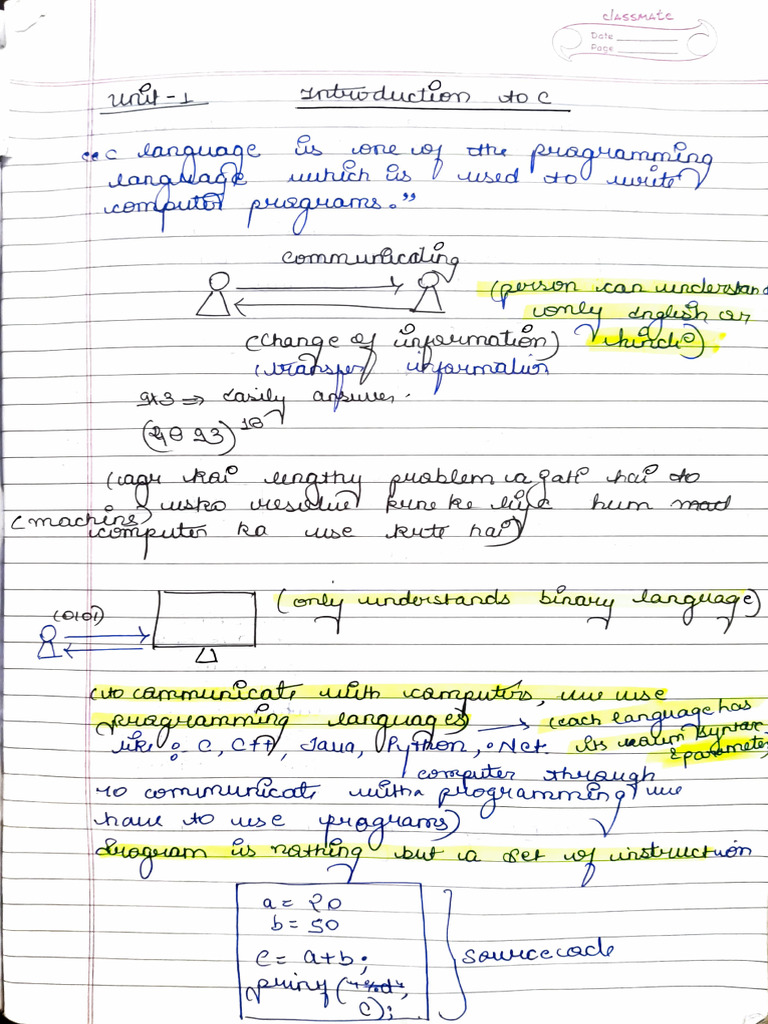 PPS C Notes | PDF