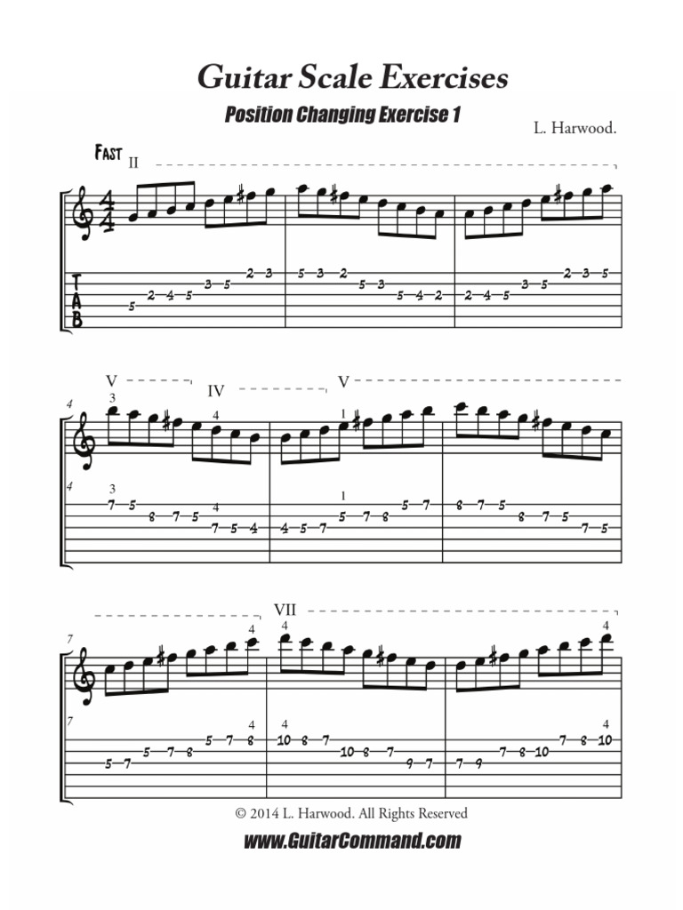 Guitar Scale Exercises for Lead Guitarists | PDF | Art