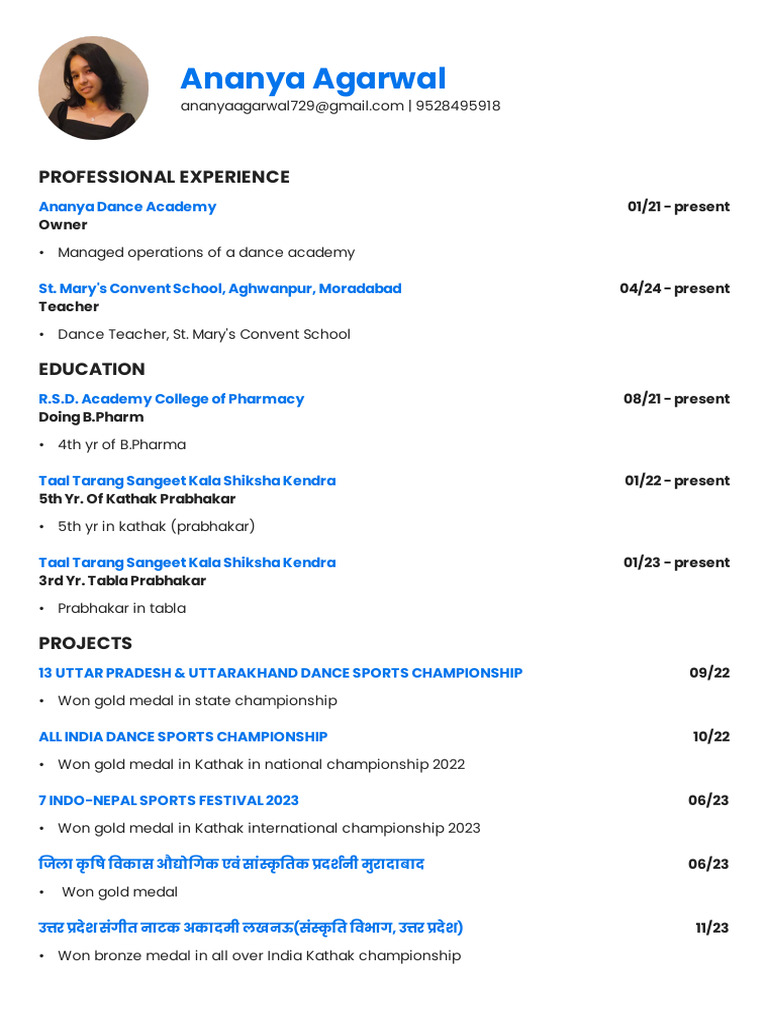 Ananya Agarwal - Resume | PDF