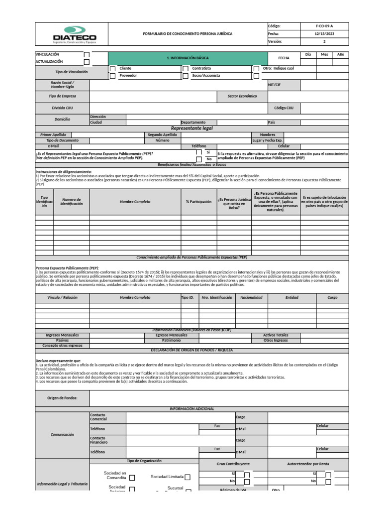 Formulario Conocimiento Jurídico | PDF | Lavado de dinero | Sociedad