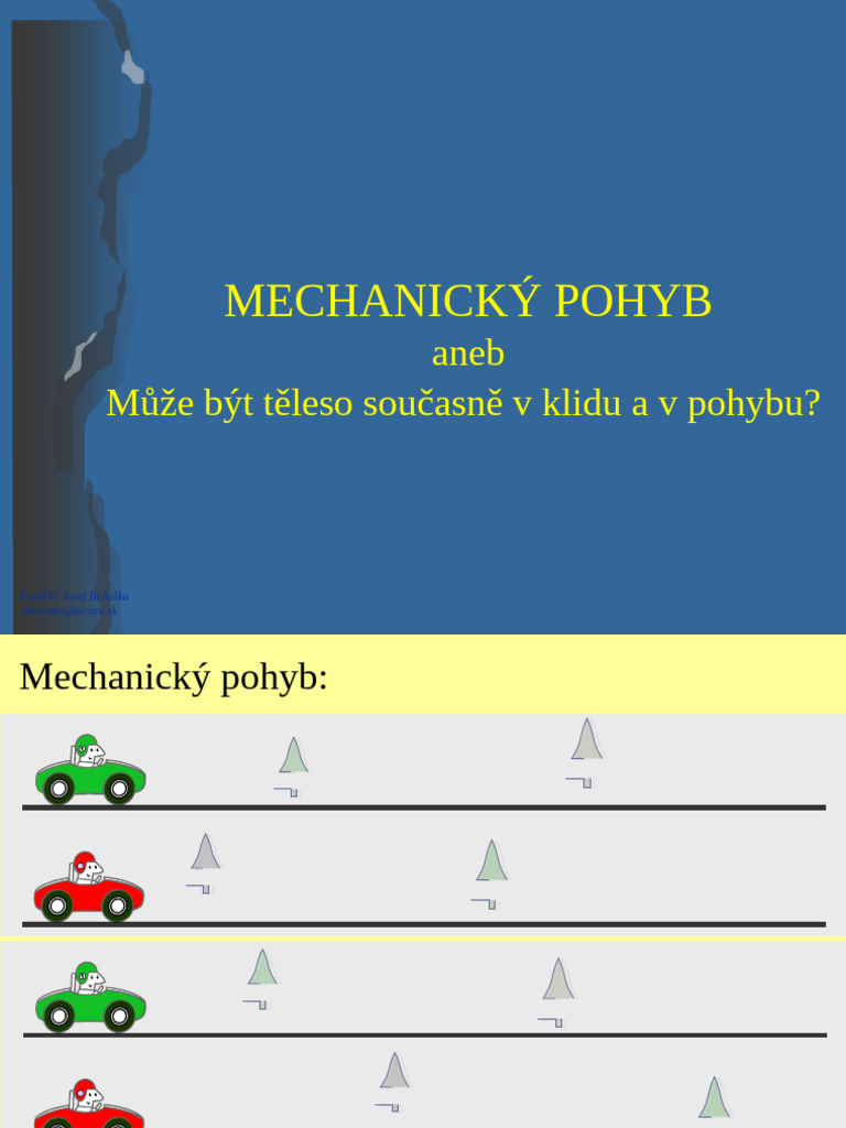 01-Mechanicky pohyb (1) | PDF