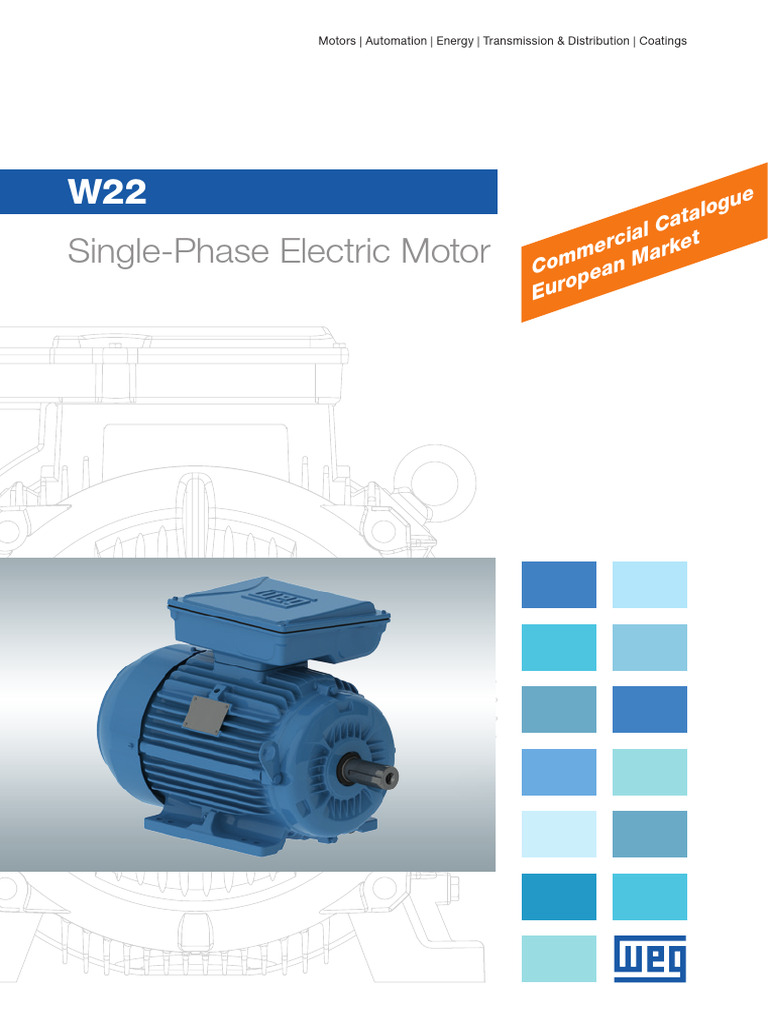 WEG w22 Single Phase European Market 50069268 Brochure English Web ...