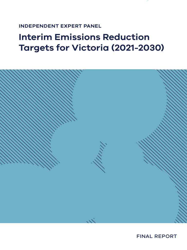 Final Report - Interim Emissions Reduction Targets | PDF | Climate ...