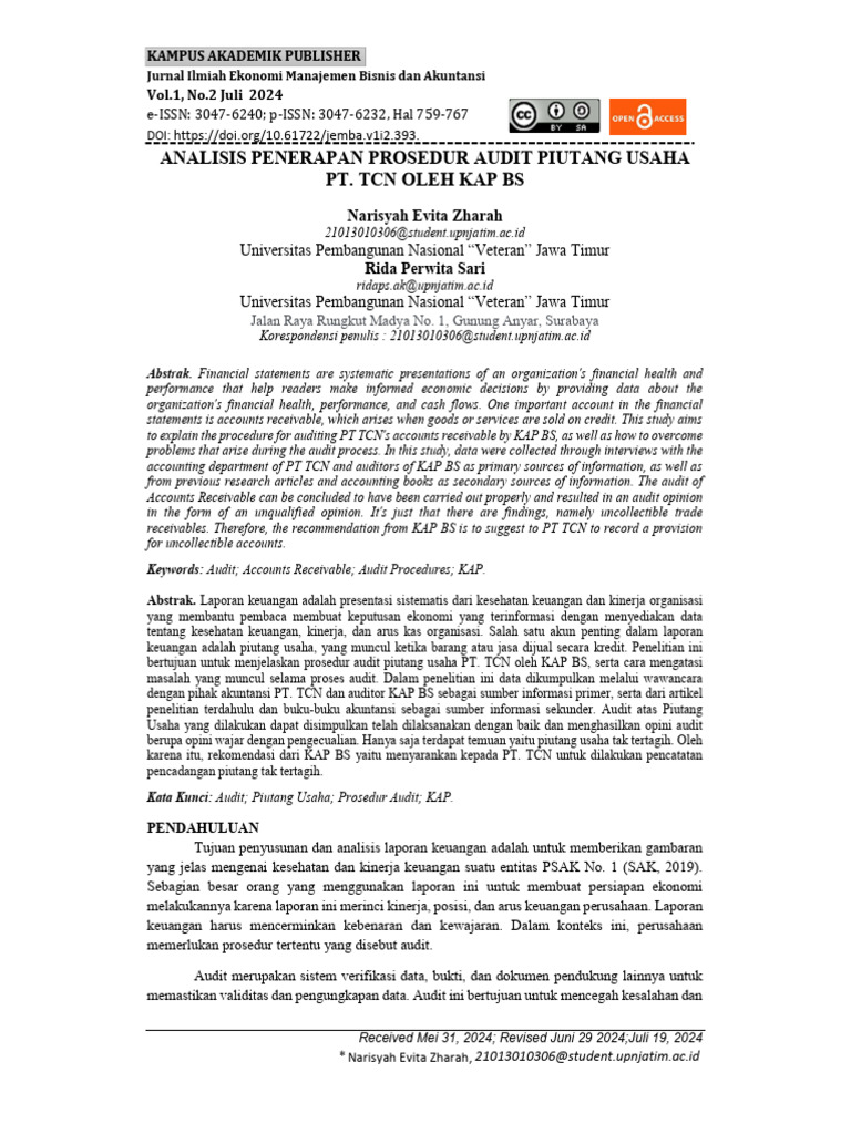 Bedah Jurnal Tugas Akt. Manajemen Bisnis Kel. 1 | PDF | Pengelolaan Keuangan & Uang