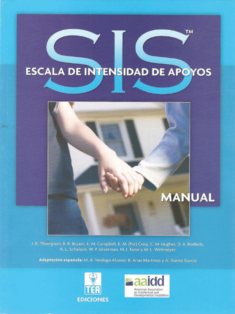 Manual Escala de Intensidad de Apoyos SIS Cap.1 2 PDF | PDF
