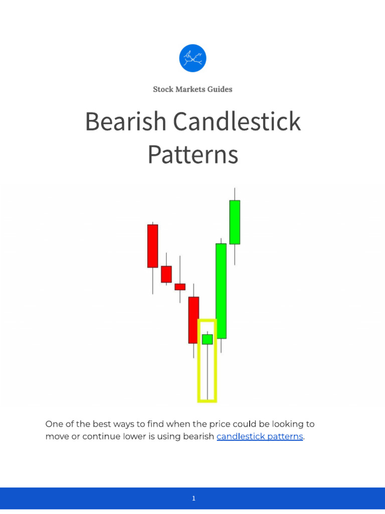 Bearish Candlestick Patterns 2 PDF | PDF