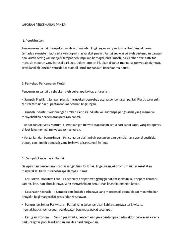 LAPORAN PENCEMA-WPS Office | PDF