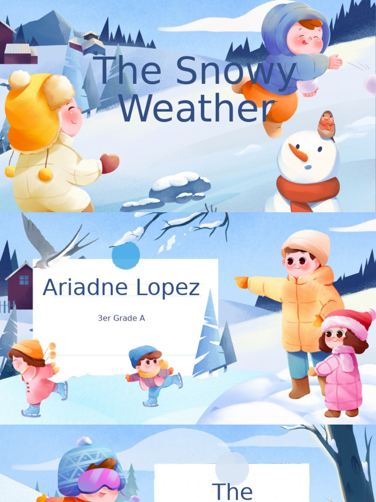 Snowy Weather | PDF