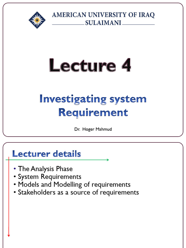Lecture 4 SAD | PDF | Software Prototyping | Usability