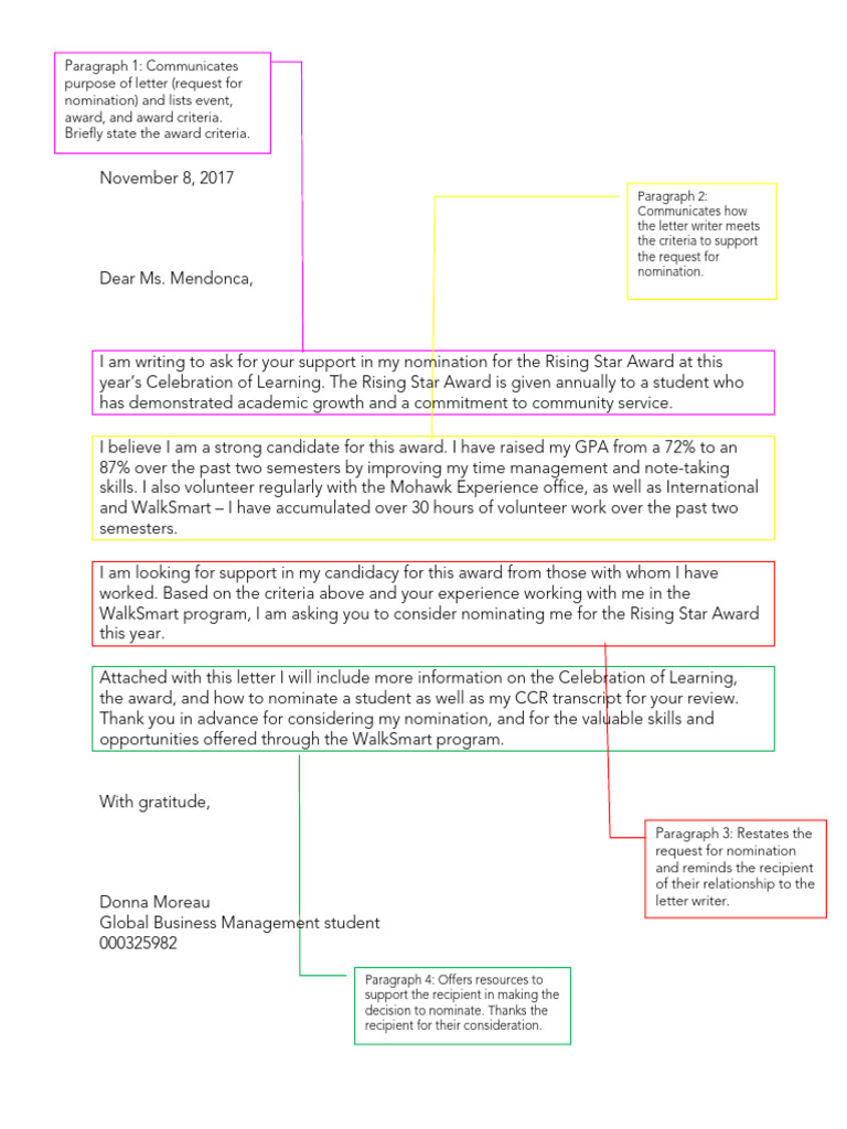 Rising Star Award Nomination Request | PDF