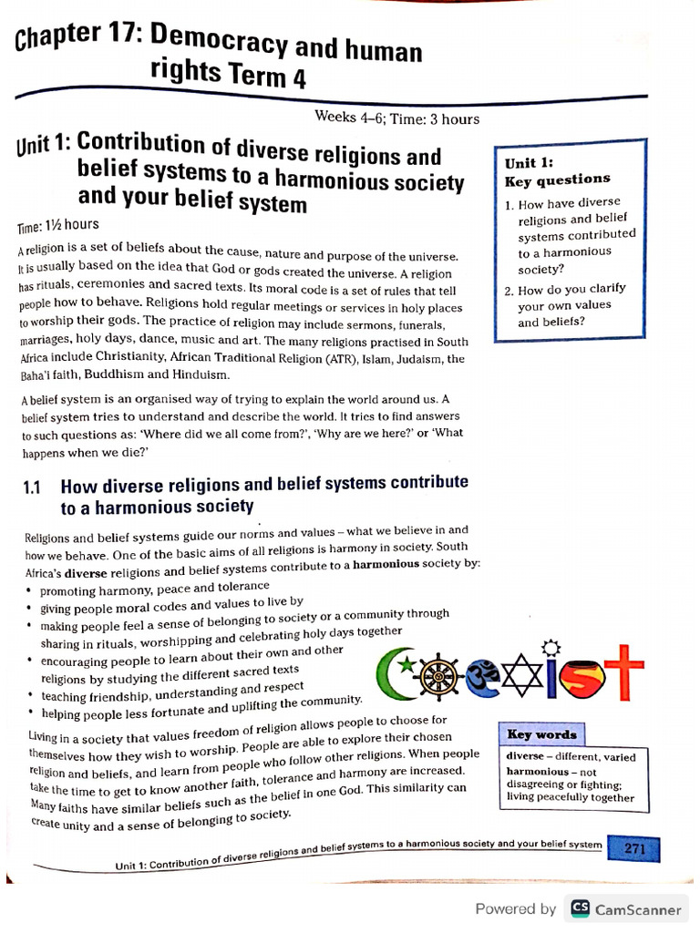 Chapter 17 Democracy and Human Rights Term 4 | PDF