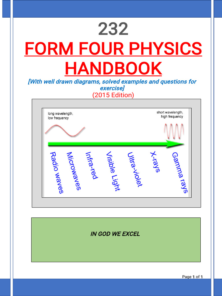 Form 4 Physics Handbook | PDF | Eye | Acceleration