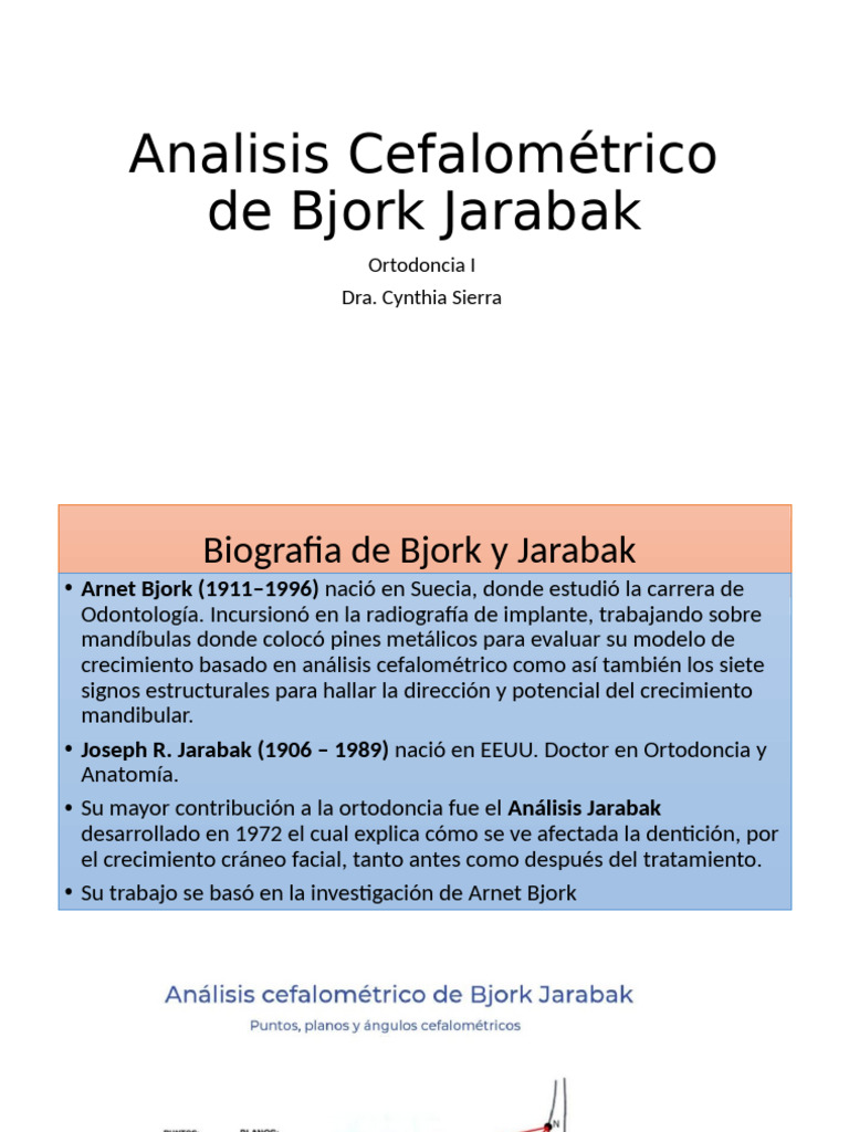 JARABAK | PDF | Ortodoncia