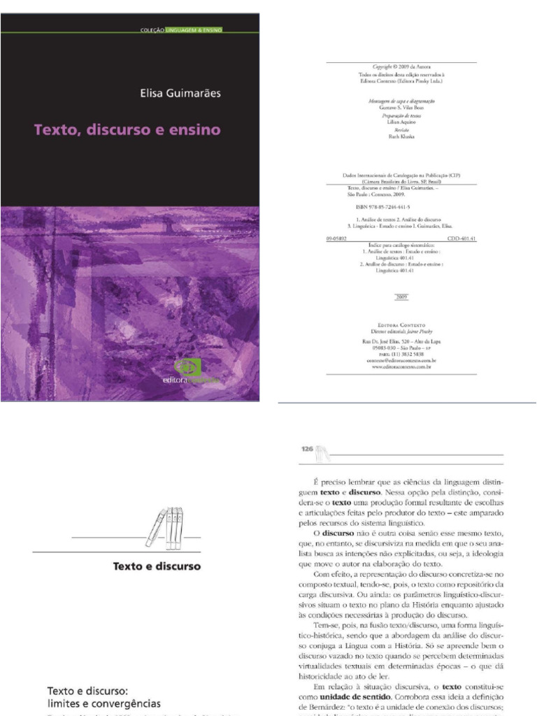 Texto 8 - GUIMARÃES - Texto e Discurso | PDF