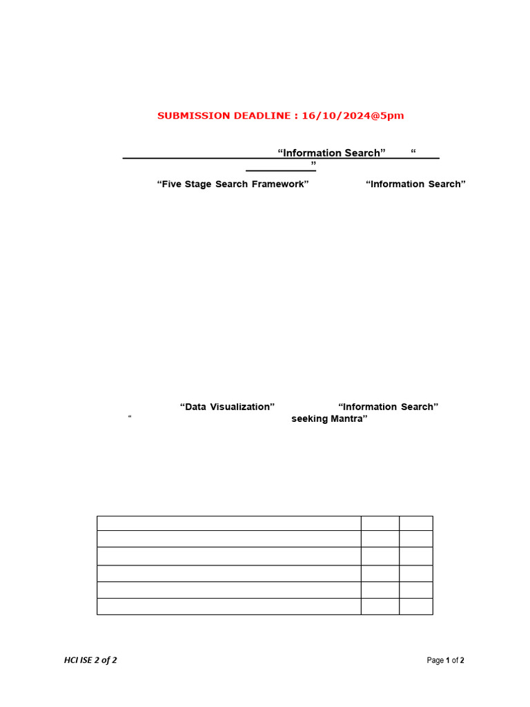 HCI Theory ISE 2 of 2 16-OCT-2024 | PDF | Human–Computer Interaction ...