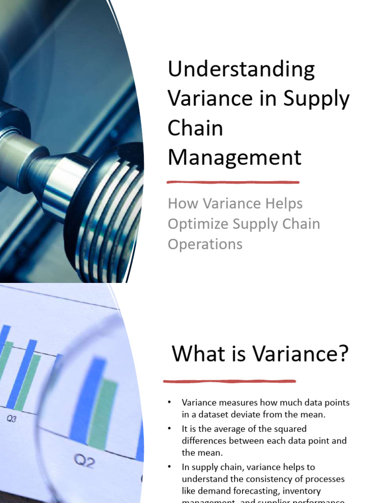Final Variance in SCM Presentation Final Attempt | PDF | Inventory | Variance