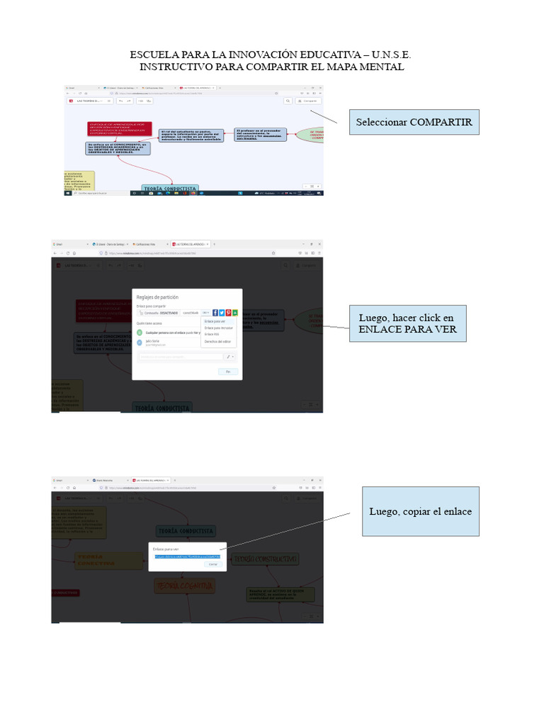Instructivo para Adjuntar Mindomo | PDF