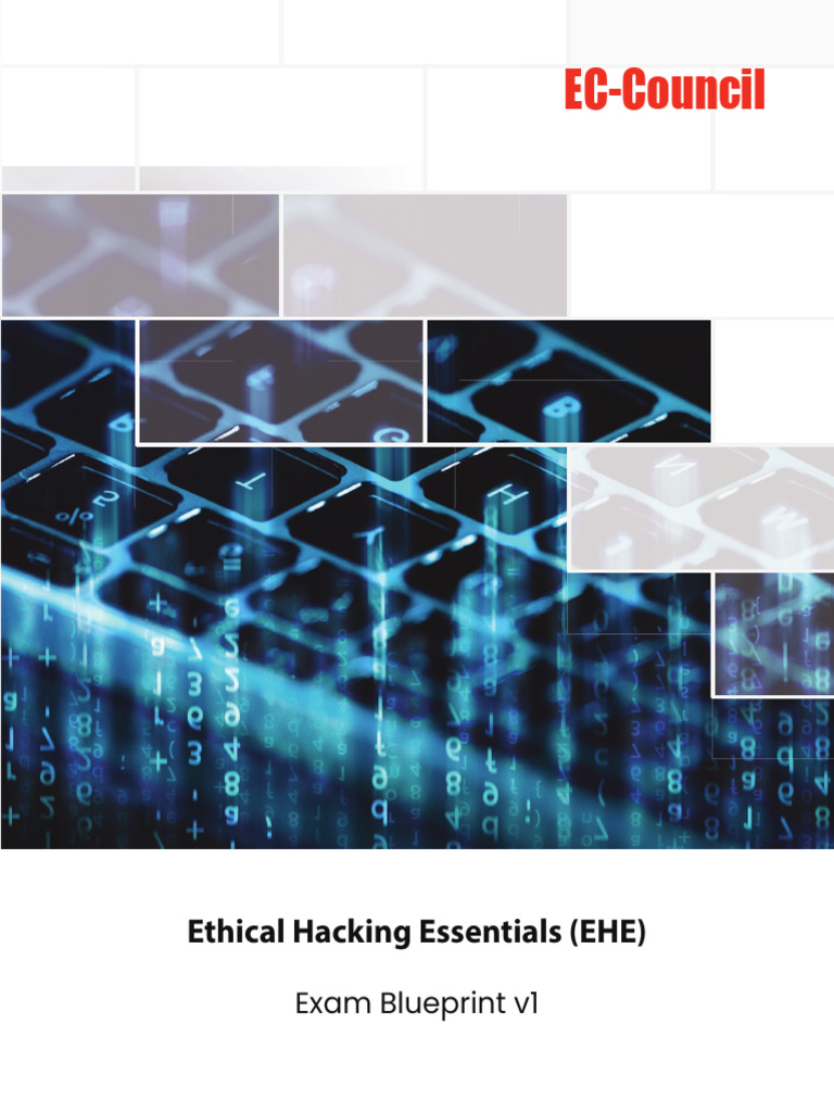 EHEv1 Exam Blueprint | PDF | Security Hacker | White Hat (Computer ...
