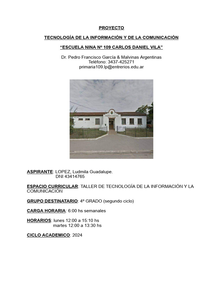 Proyecto Tic | PDF | Tecnología de información y comunicaciones ...