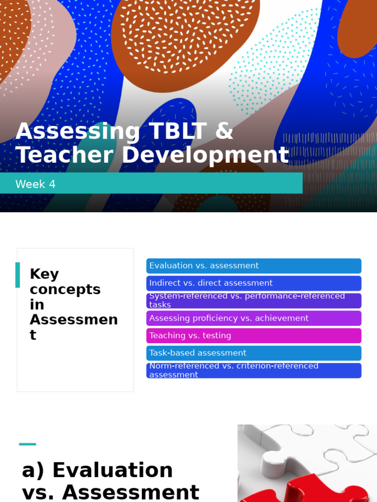 Assessing TBLT | PDF | Educational Assessment | Learning