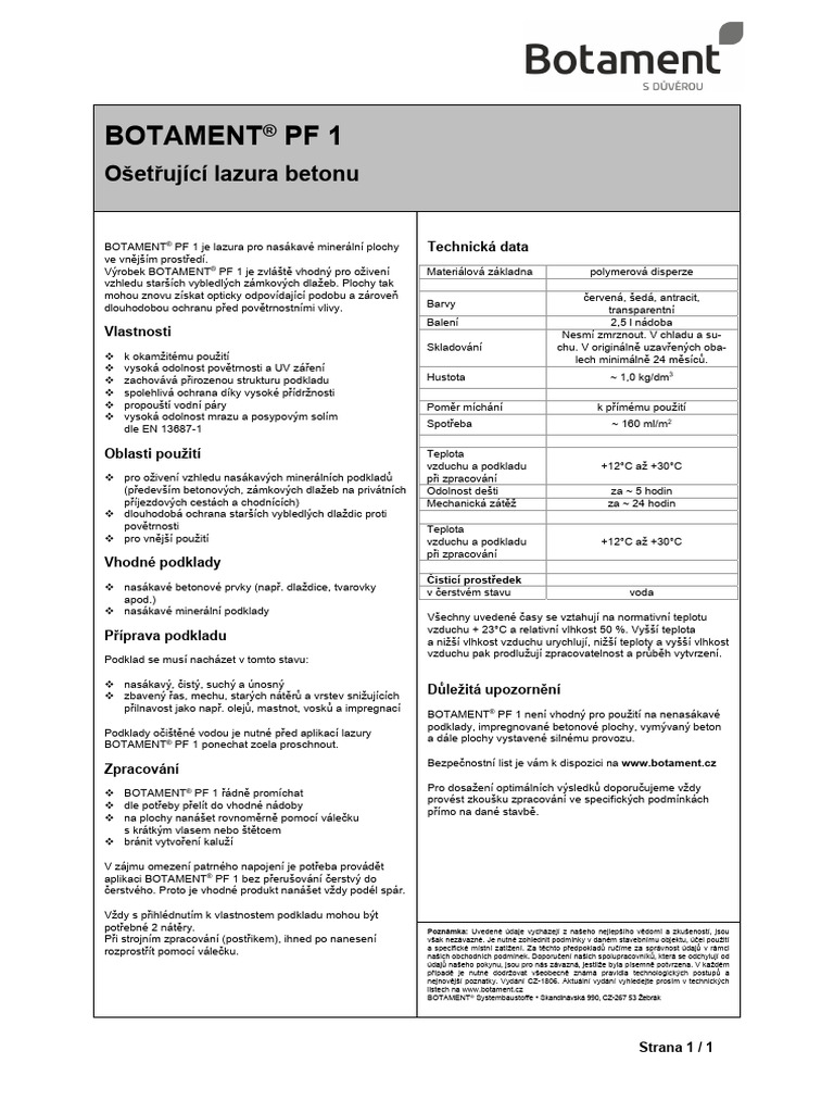 PF 1 CZ 1806 | PDF
