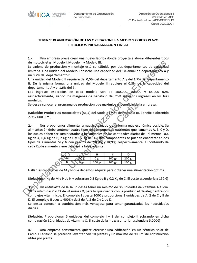 Ejercicios PL Alumnado en Aula Virtual 2020-21 | PDF | Business