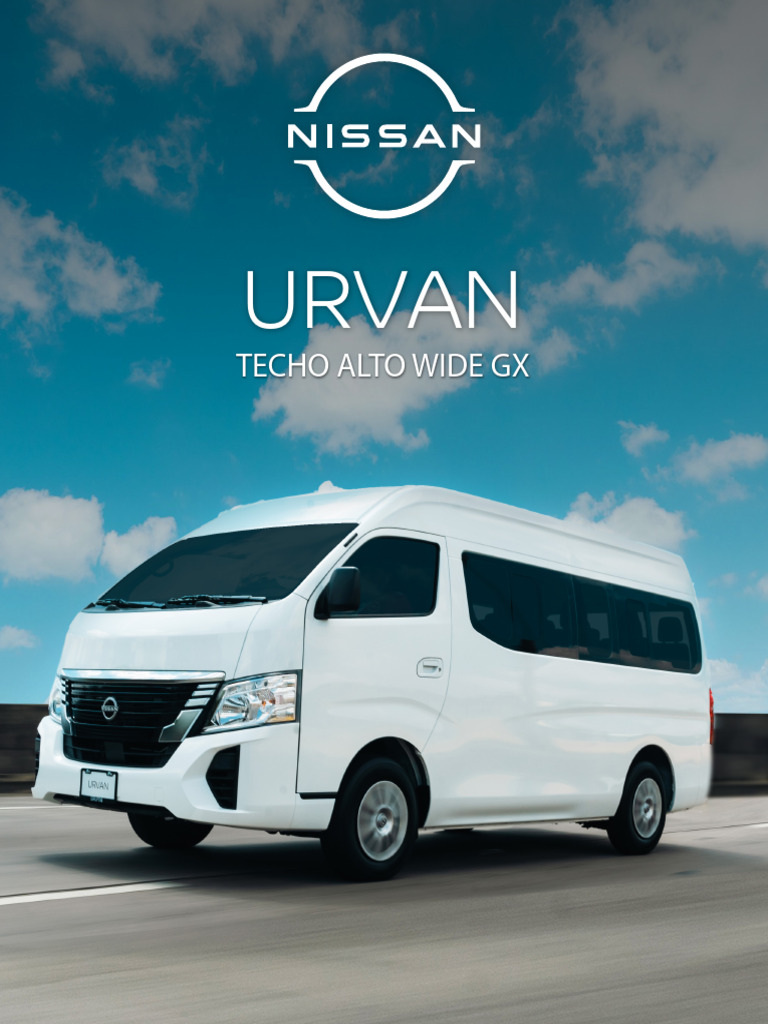Ficha Tecnica Urvan High Roof Wide GX Full Extras 2025 | PDF | Airbag | Vehículos con tracción ...